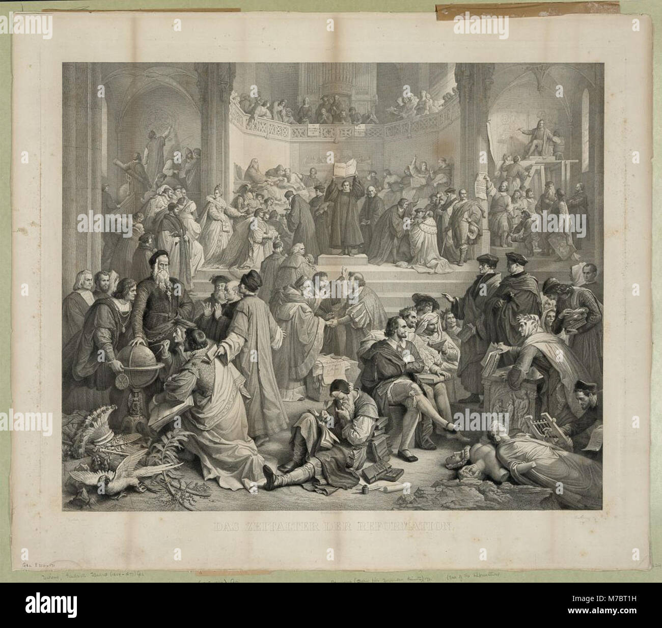 The title 'Das Zeitalter der Reformation' refers to the Age of ...