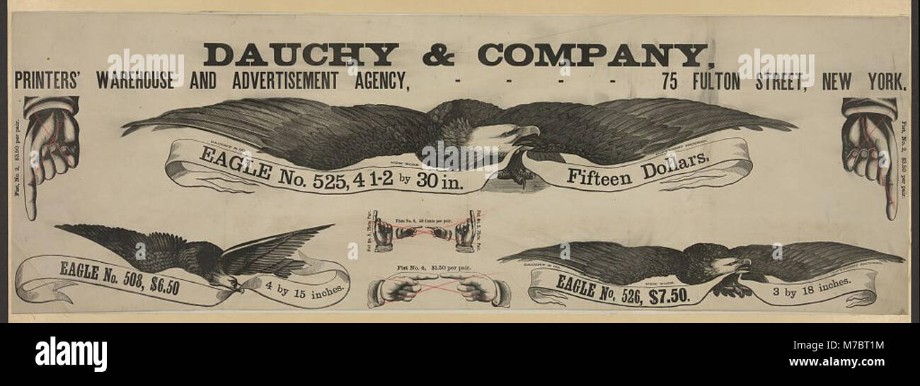An image of Dauchy & Company's warehouse and advertisement agency at 75 ...