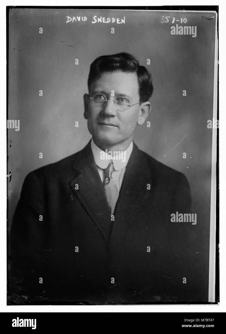 David Snedden, a historical figure, captured in a photograph, known for ...