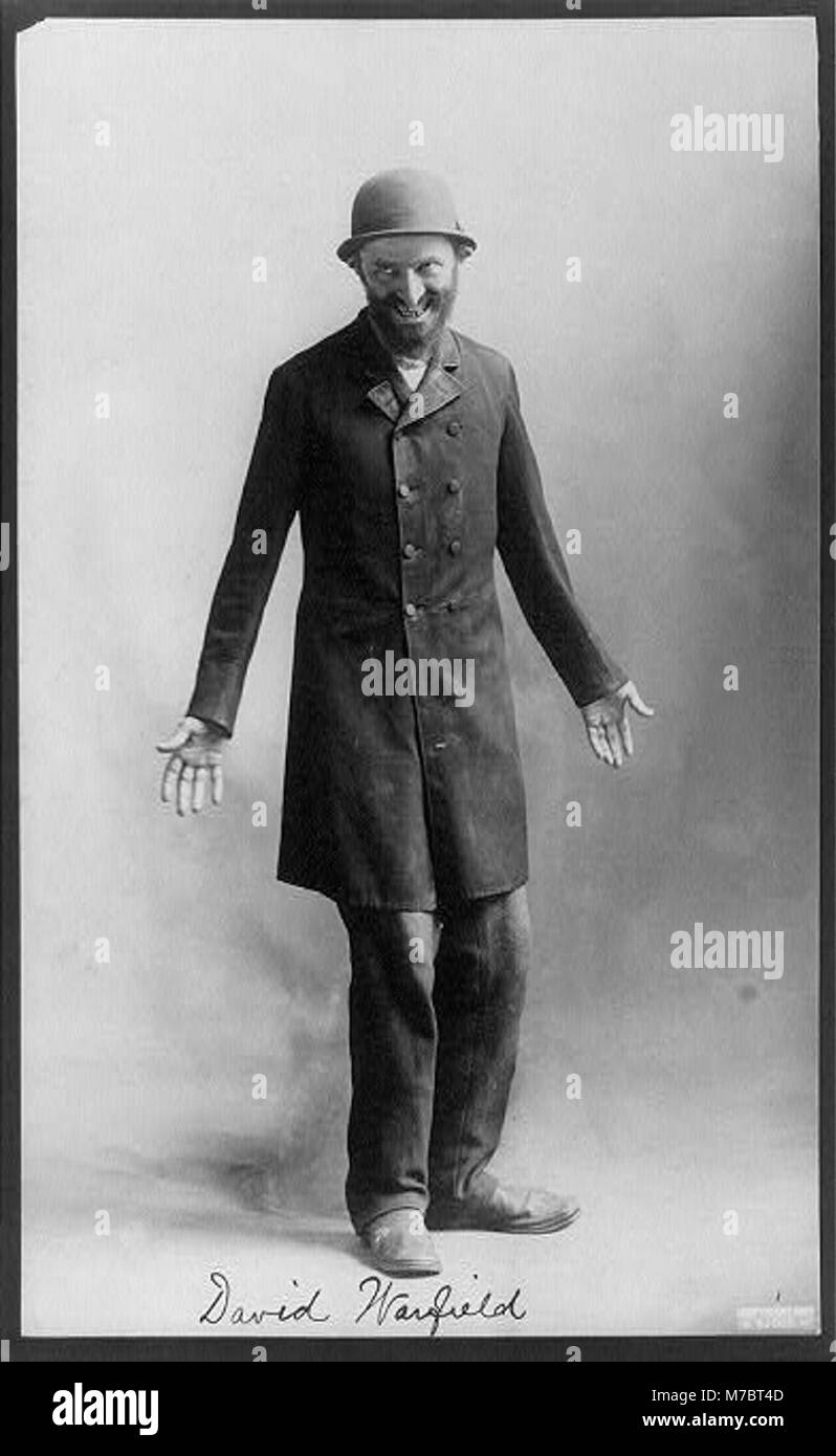 A photograph of David Warfield (1866-1951), a notable American actor ...