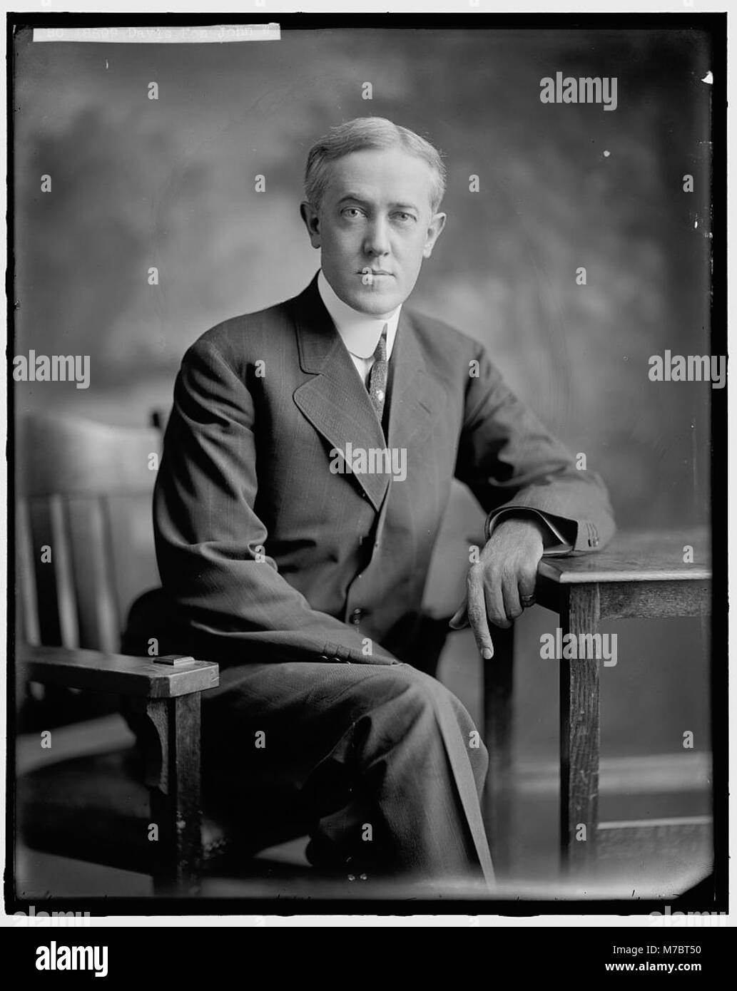 A portrait of Honorable John W. Davis, a distinguished American lawyer ...