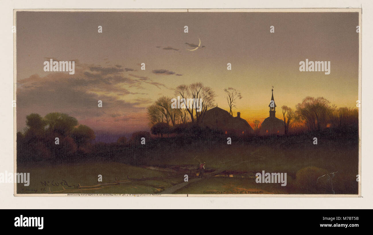 A photograph capturing the end of a workday, showcasing workers ...