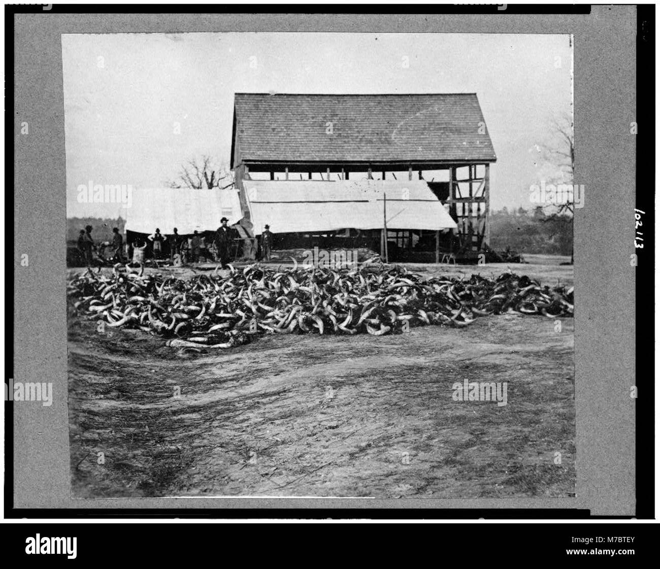 A photograph of the Commissary Depot at Cedar Level, Virginia ...