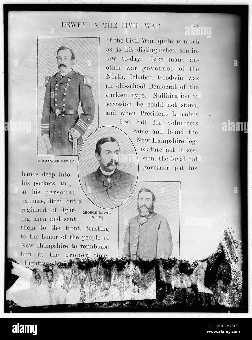 This image captures Admiral George Dewey, known for his role in the ...