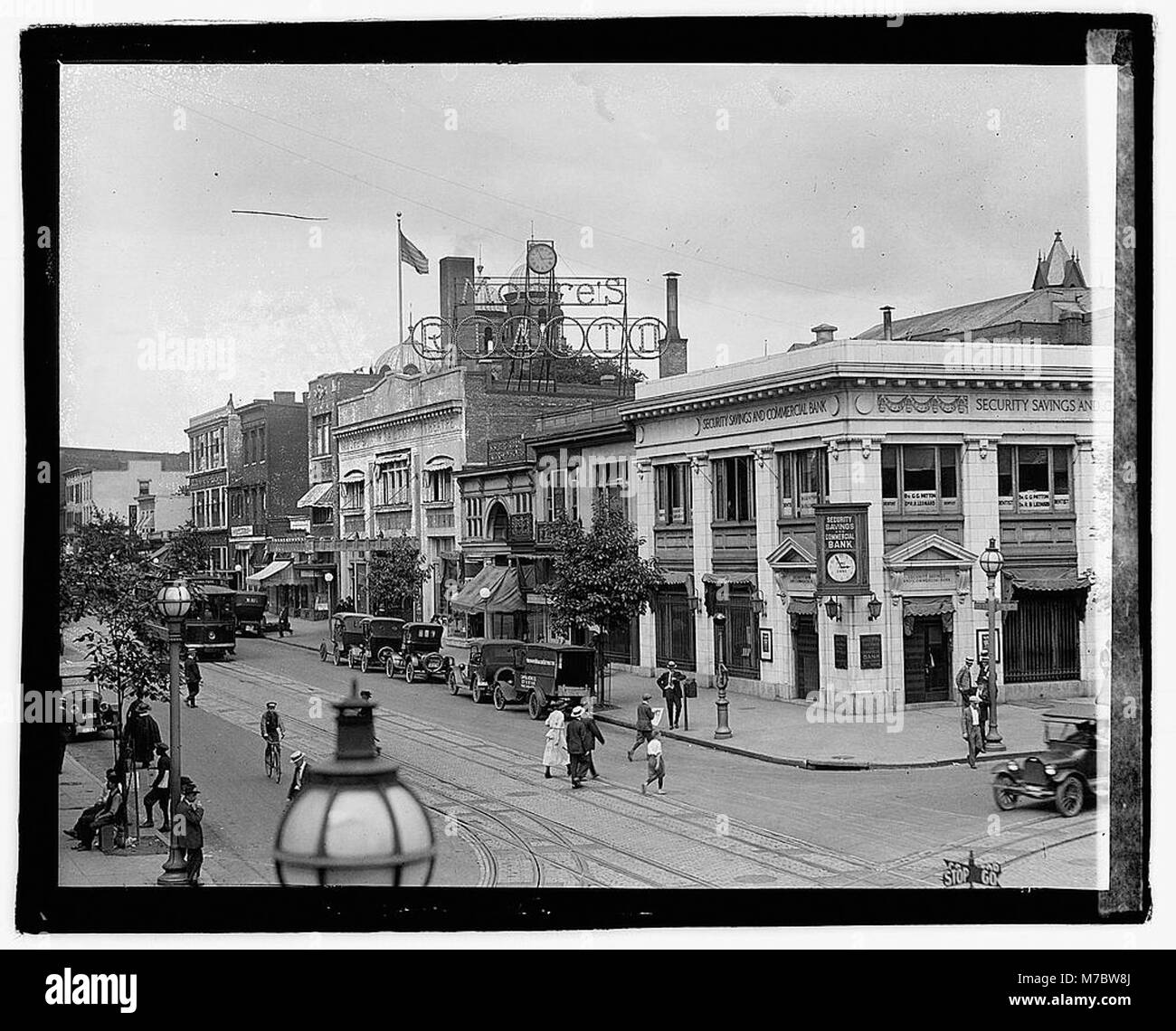 A historical photograph of 9th and S Streets in Washington, D.C ...
