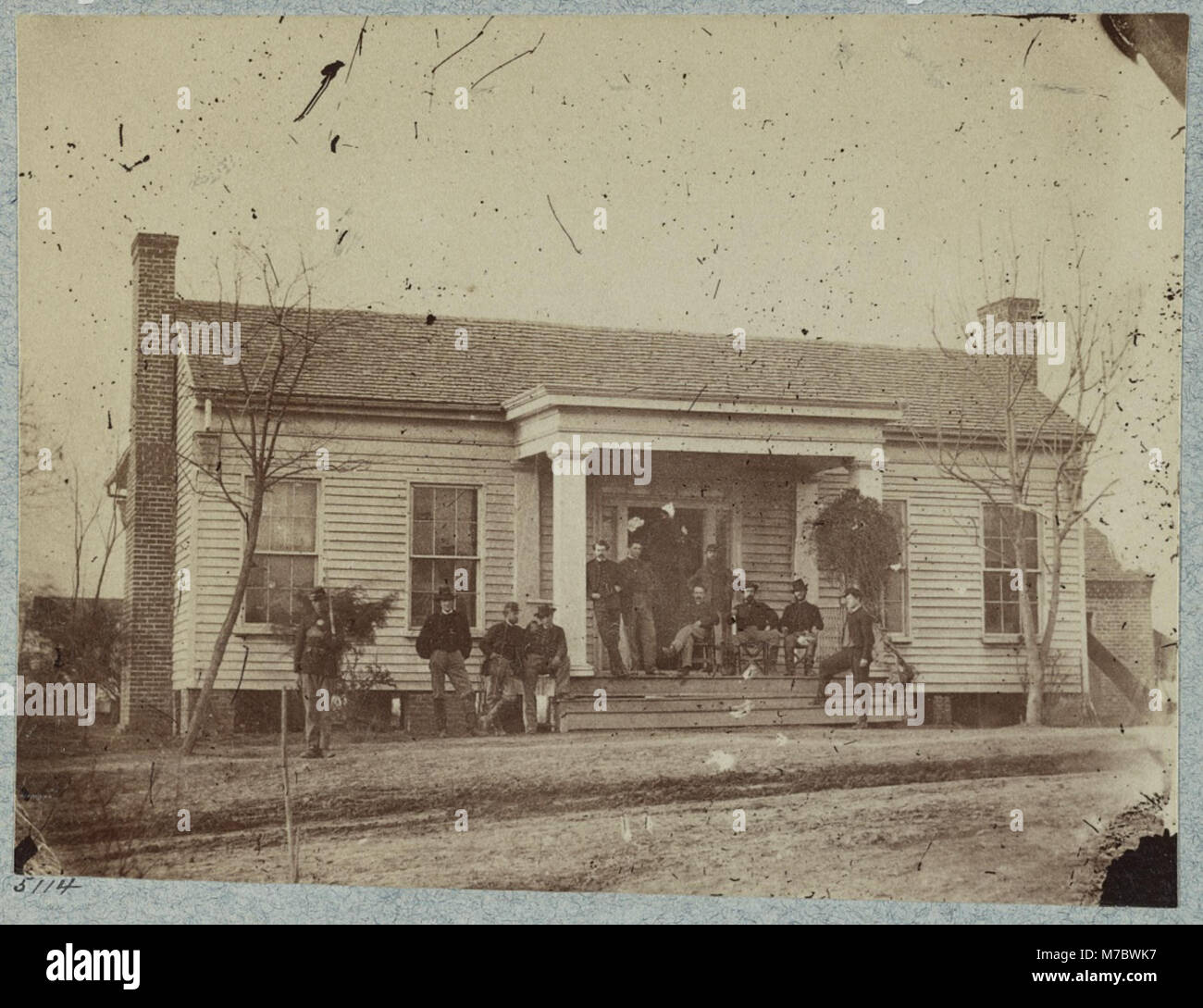 This image shows the headquarters of General Thomas, a prominent ...