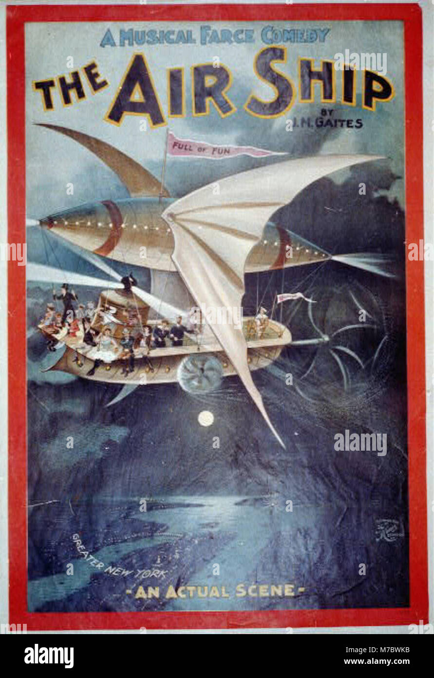 A promotional image or poster for the musical farce comedy 'The Air ...