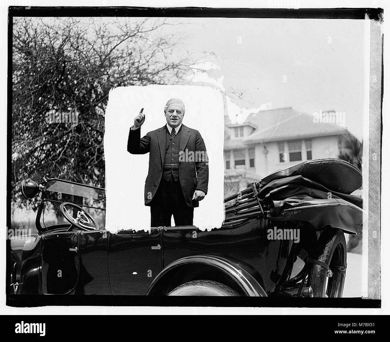 Portrait of A. Mitchell Palmer, U.S. Attorney General during the early ...