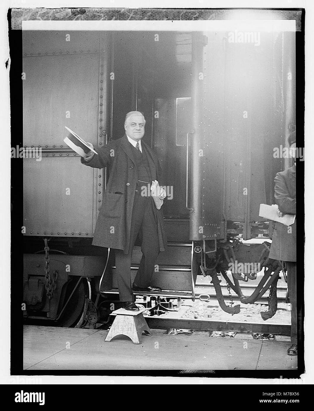 This image features A. Mitchell Palmer, the U.S. Attorney General known ...