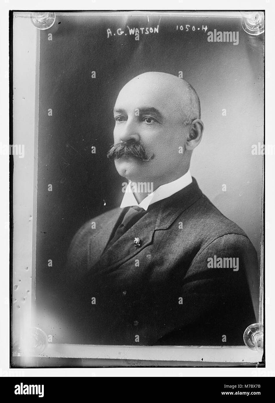 This image shows A.G. Watson, a notable individual, likely captured in ...