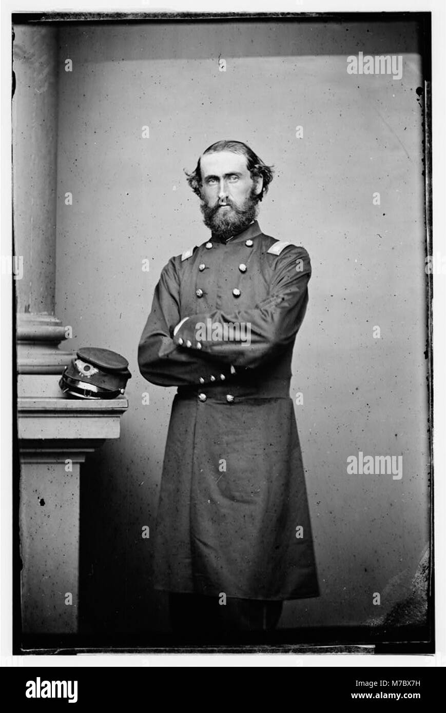 The image depicts A.I. Harrison of the 22nd Indiana Regiment, a ...