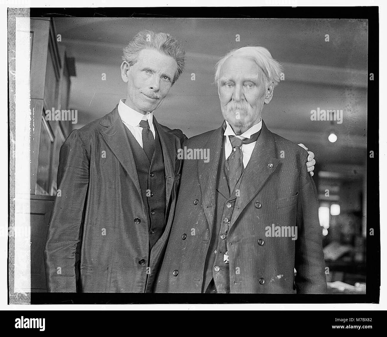 This image features A.J. Huntoon on the right, captured in a historical ...