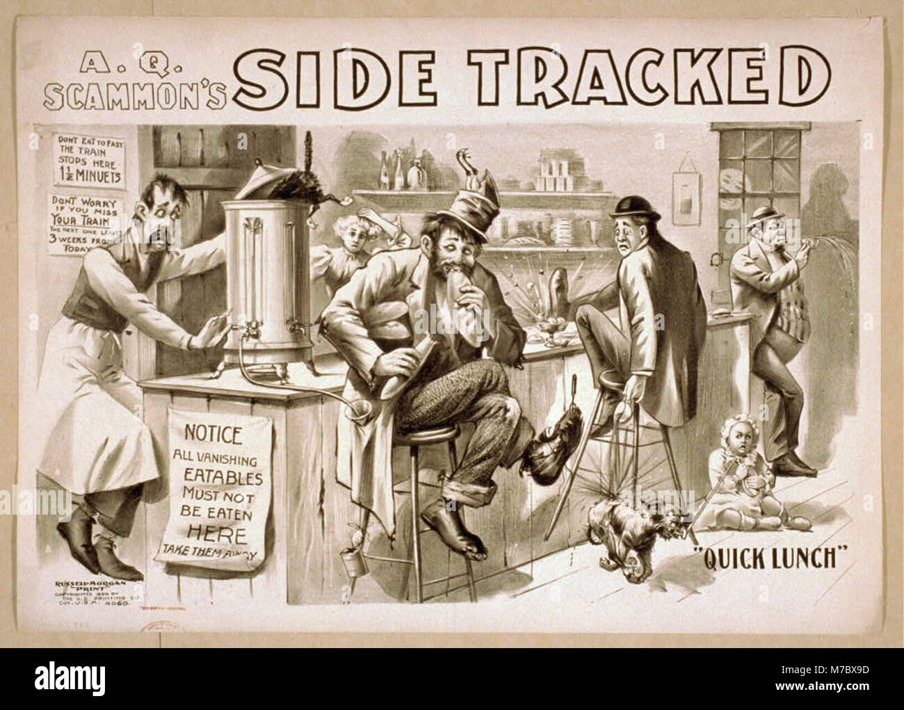 A photograph of A.Q. Scammon’s side-tracked, likely an image depicting ...