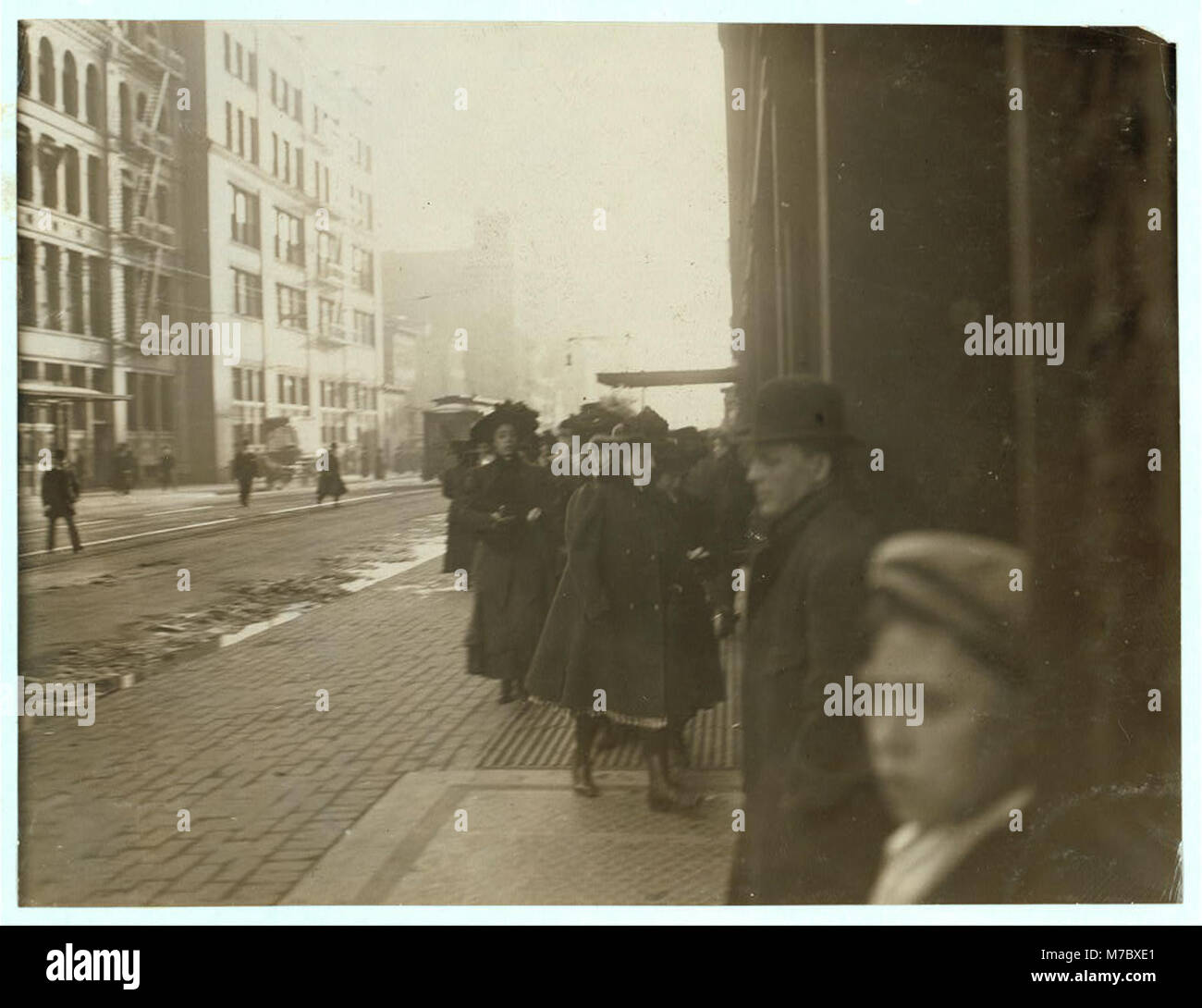A photograph of the Abraham Straus Co., an American department store ...