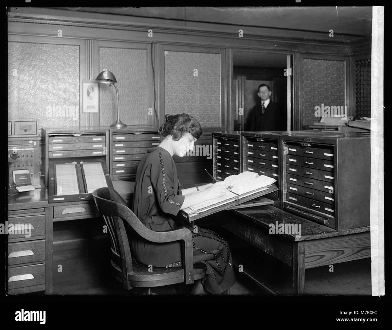 This photograph showcases the Acme Card System Company, known for its ...