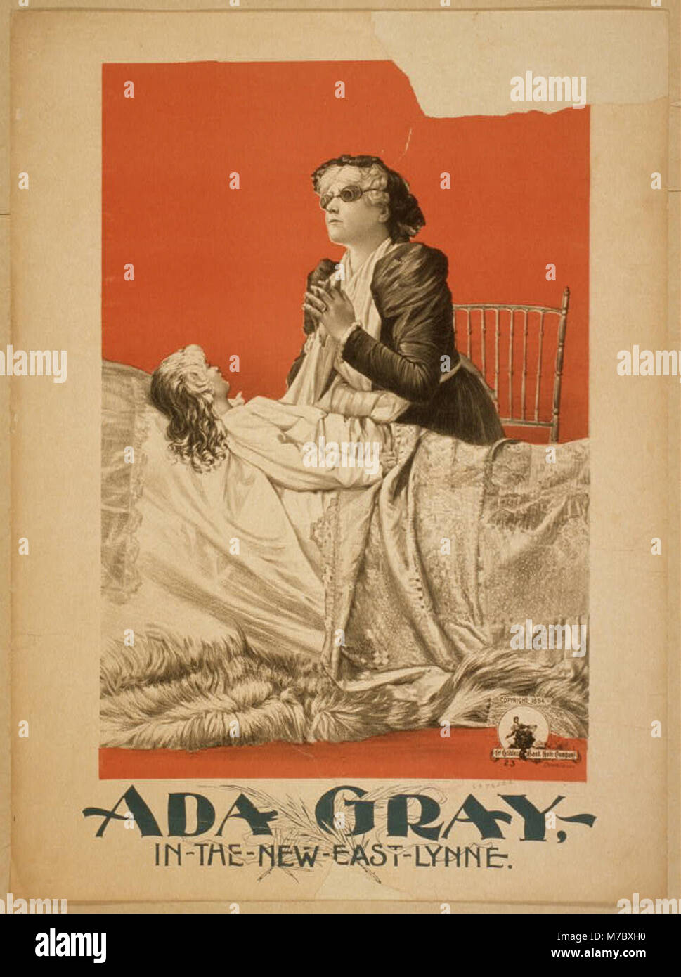 A portrait of Ada Gray, an actress known for her role in the production ...