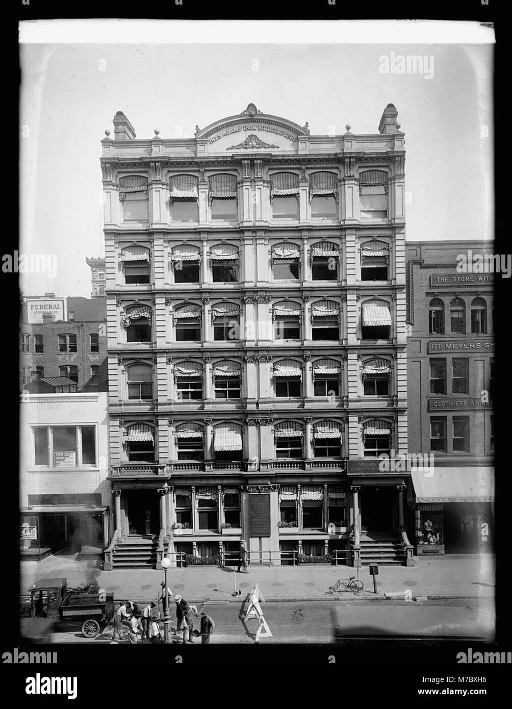A photograph of the Adams Building, an architectural landmark ...