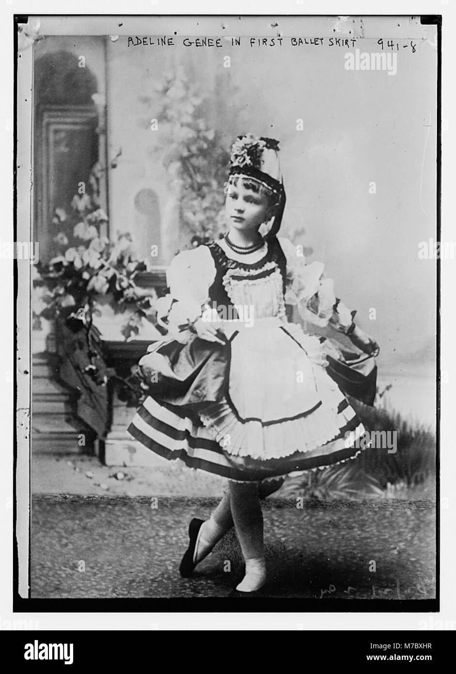 Adeline Genee, a renowned ballerina, is shown wearing her first ballet ...