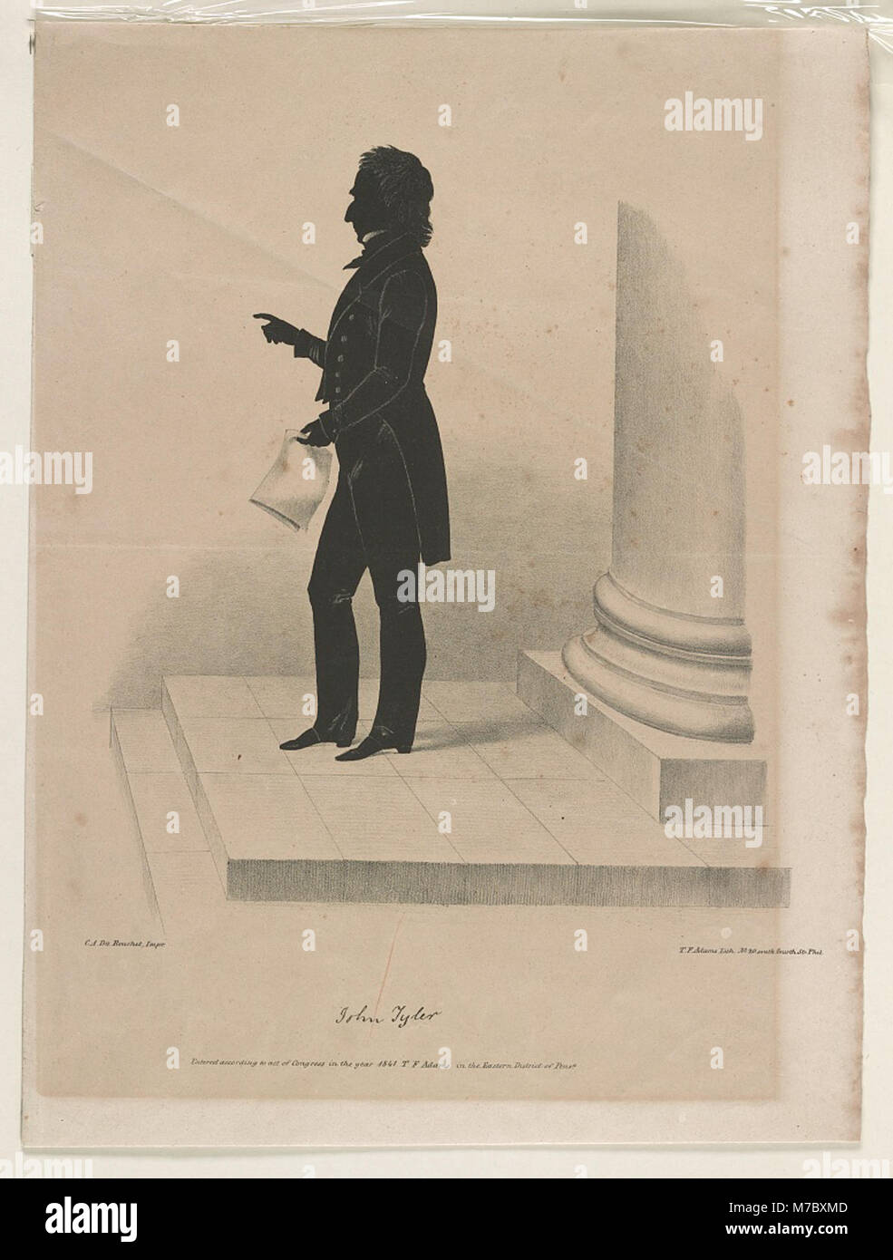 A formal portrait of John Tyler, the 10th President of the United ...