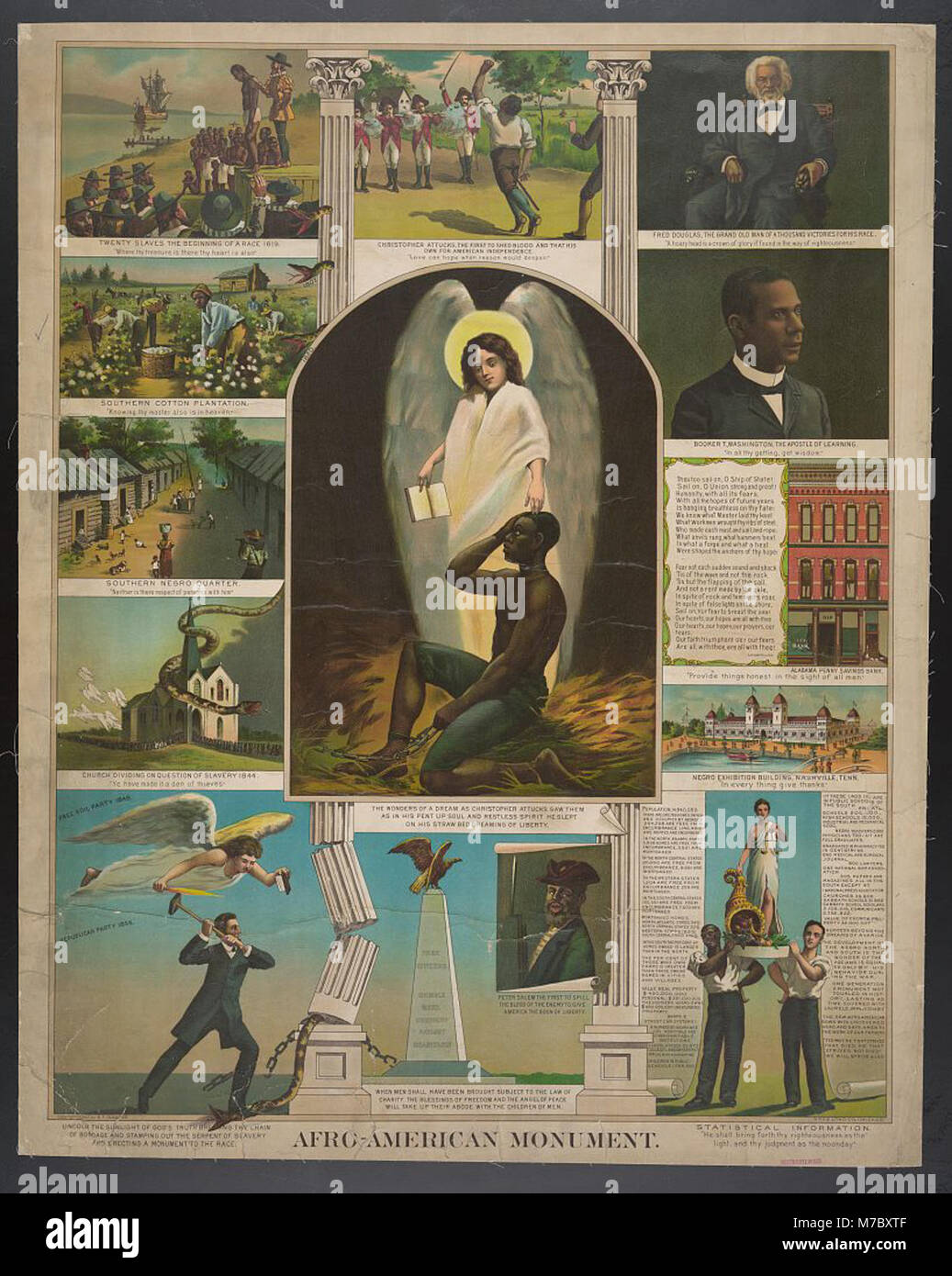 The Afro-American Monument commemorates the contributions and history ...