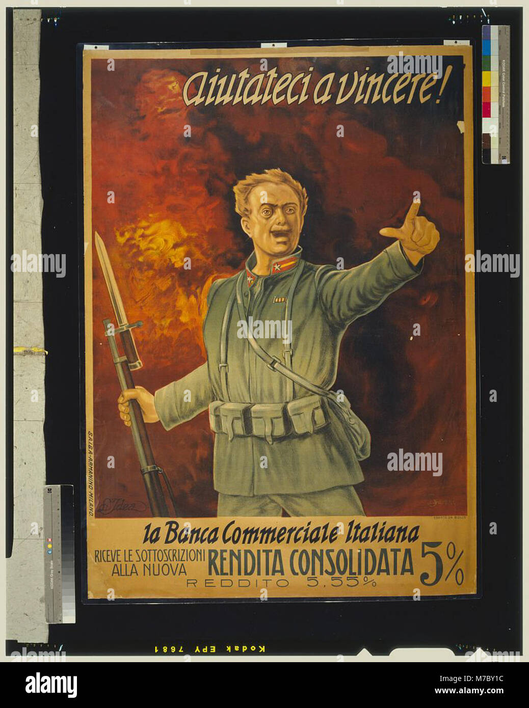 Italian world war ii propaganda poster hi-res stock photography and ...