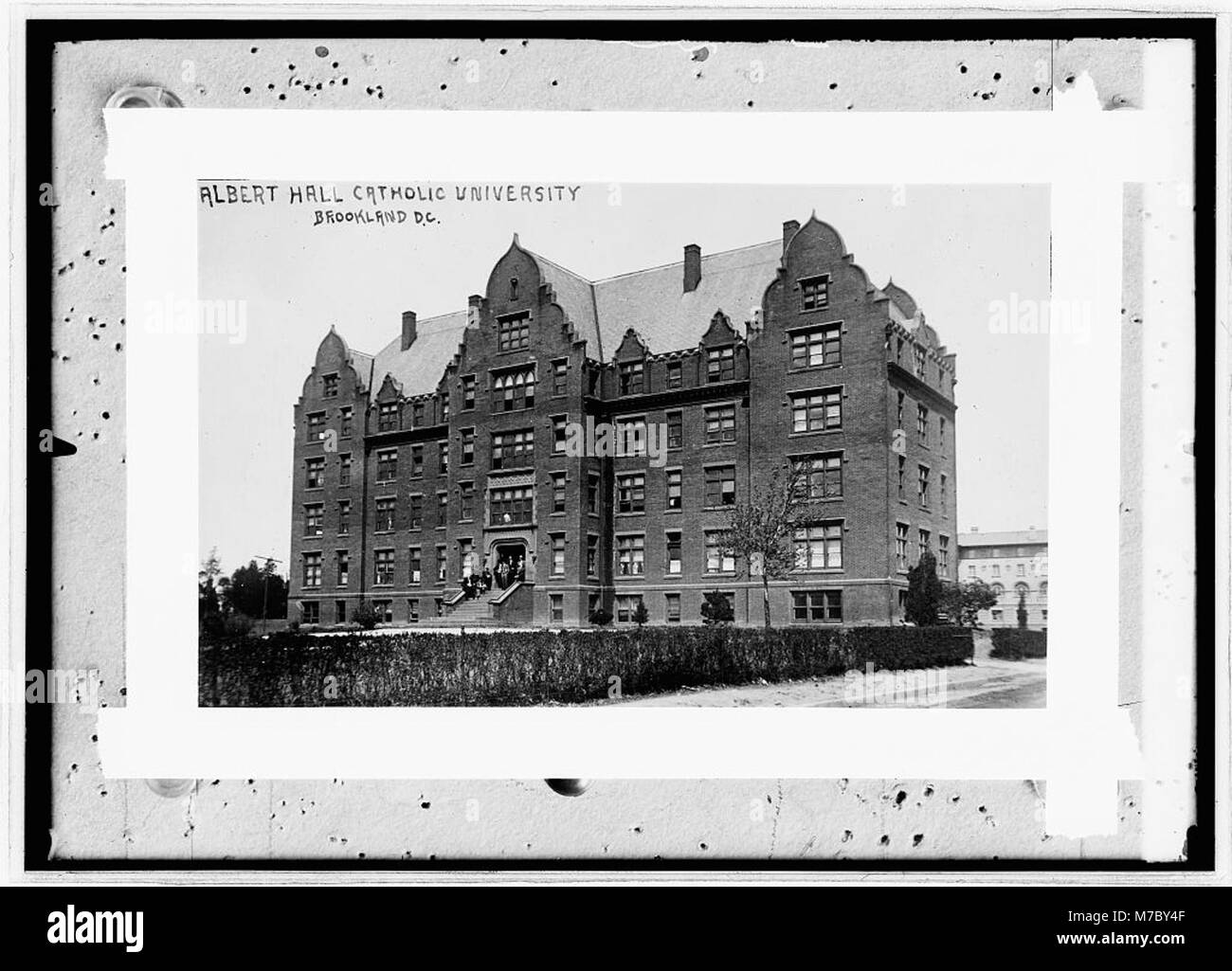 Photograph of Albert Hall at the Catholic University in Brookland ...