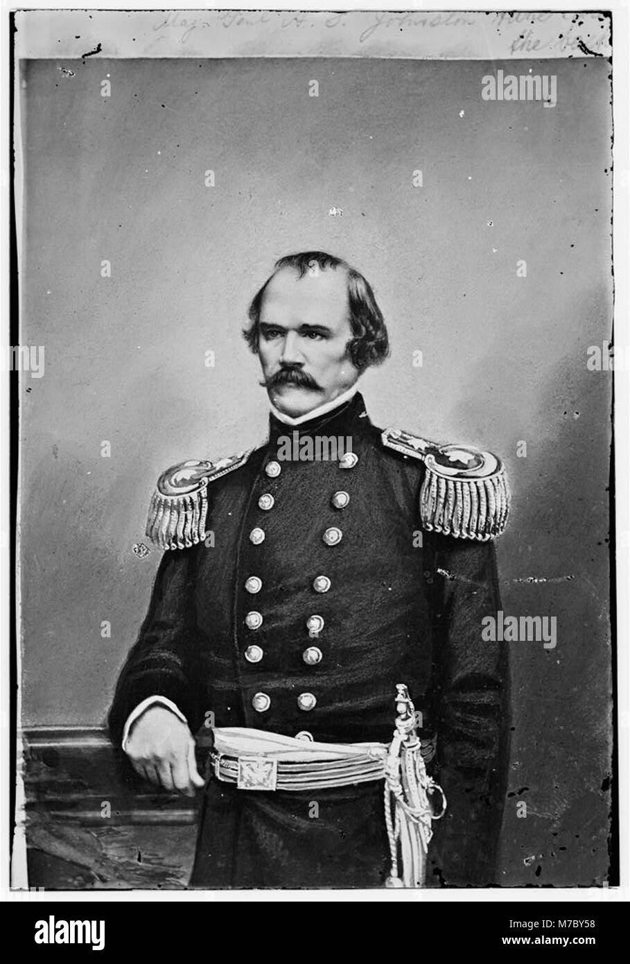 An image of Albert Sydney Johnston, a Confederate general during the ...