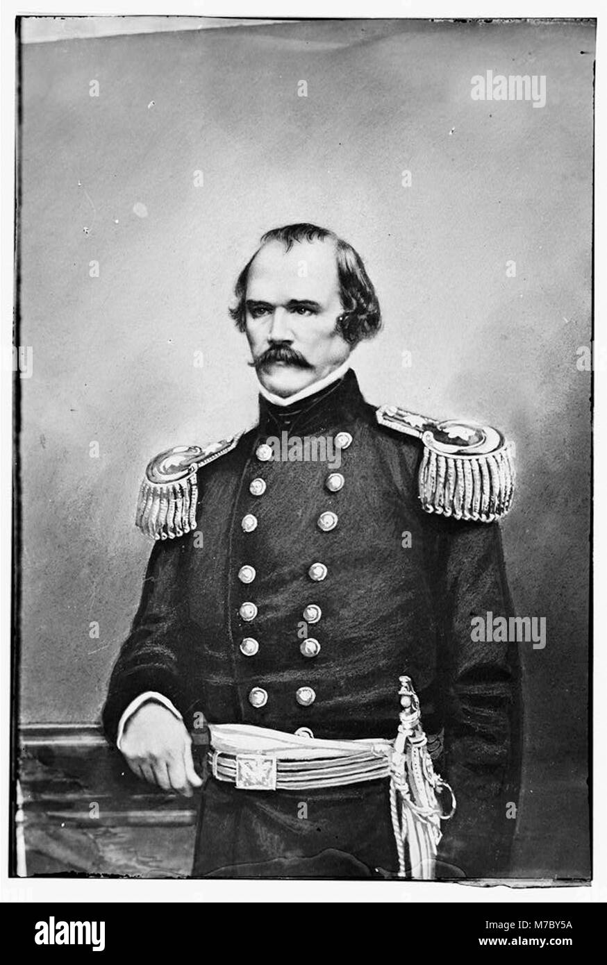 A portrait of Albert Sydney Johnston, a Confederate general during the ...