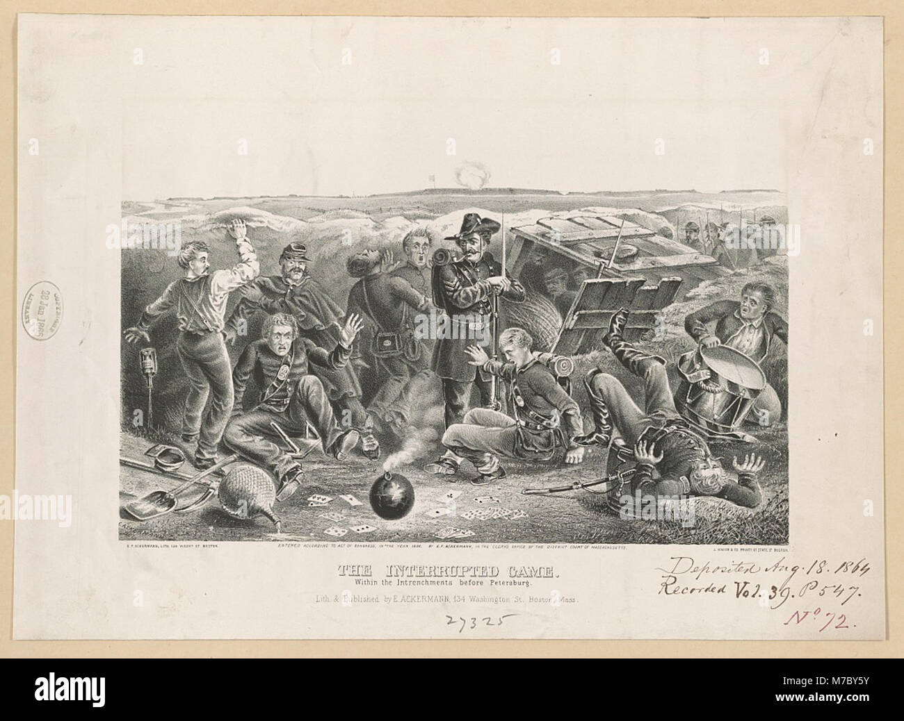 A scene captured during an interrupted game, where the action is paused ...