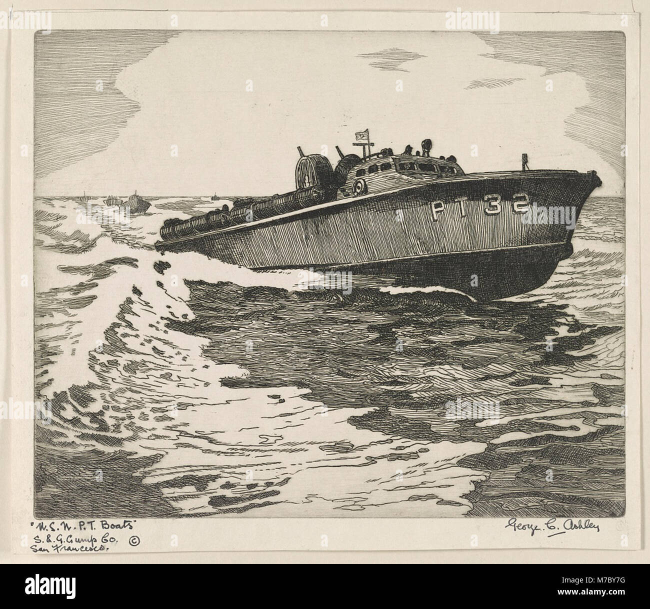 A photograph of U.S. National Park Service (N.P.T.) boats, used for ...