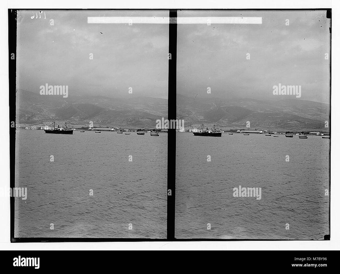 A photograph showing the view of Alexandretta (now Iskenderun), Turkey ...