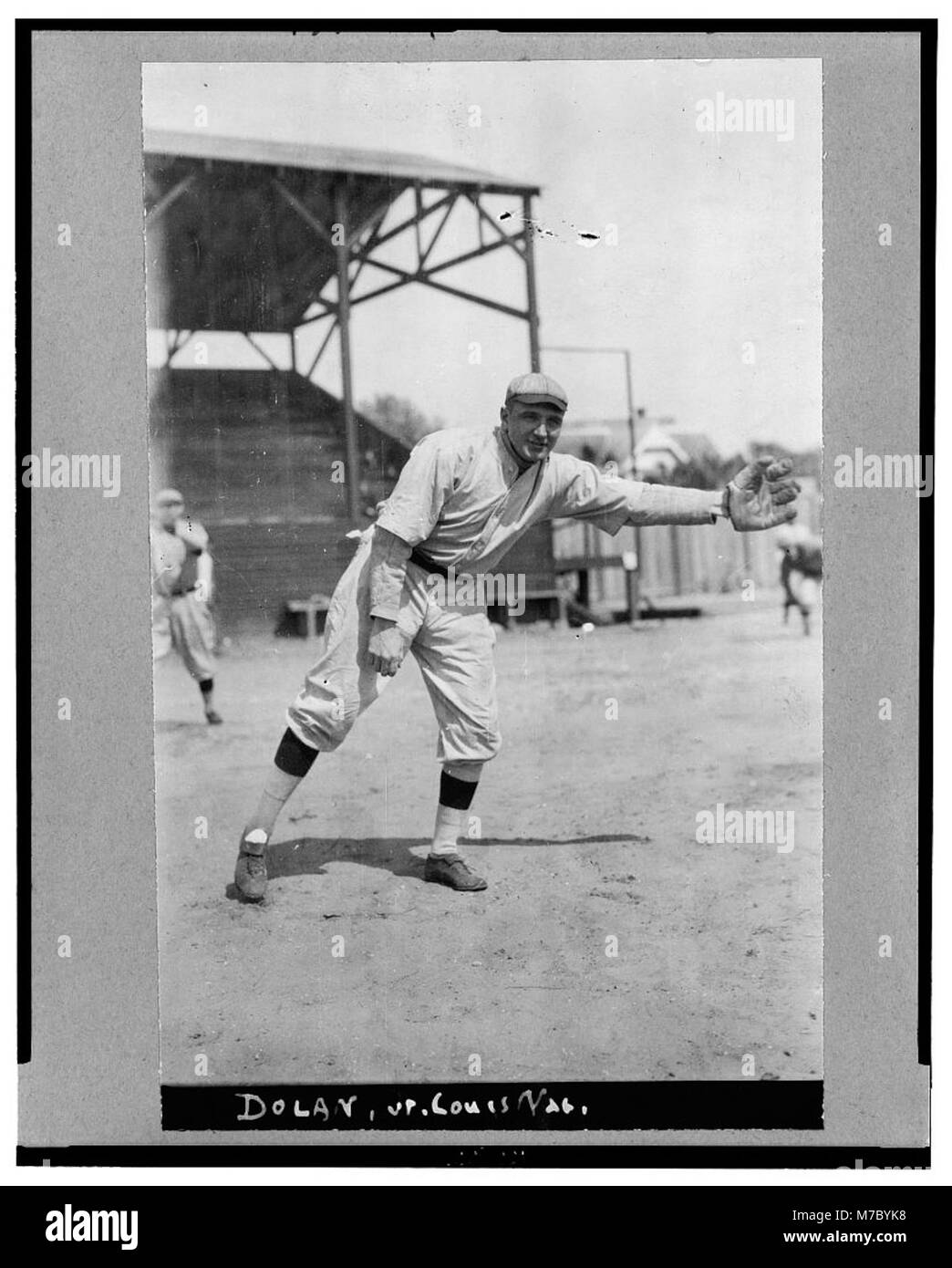 A portrait of Albert James 'Cozy' Dolan, a St. Louis Cardinals baseball ...