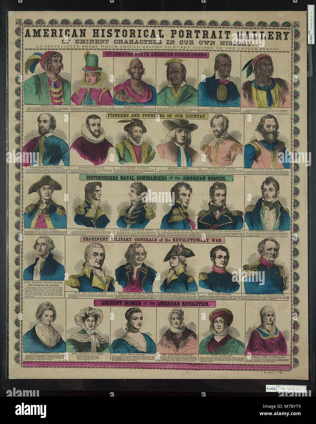 This collection features portraits of prominent figures in American ...