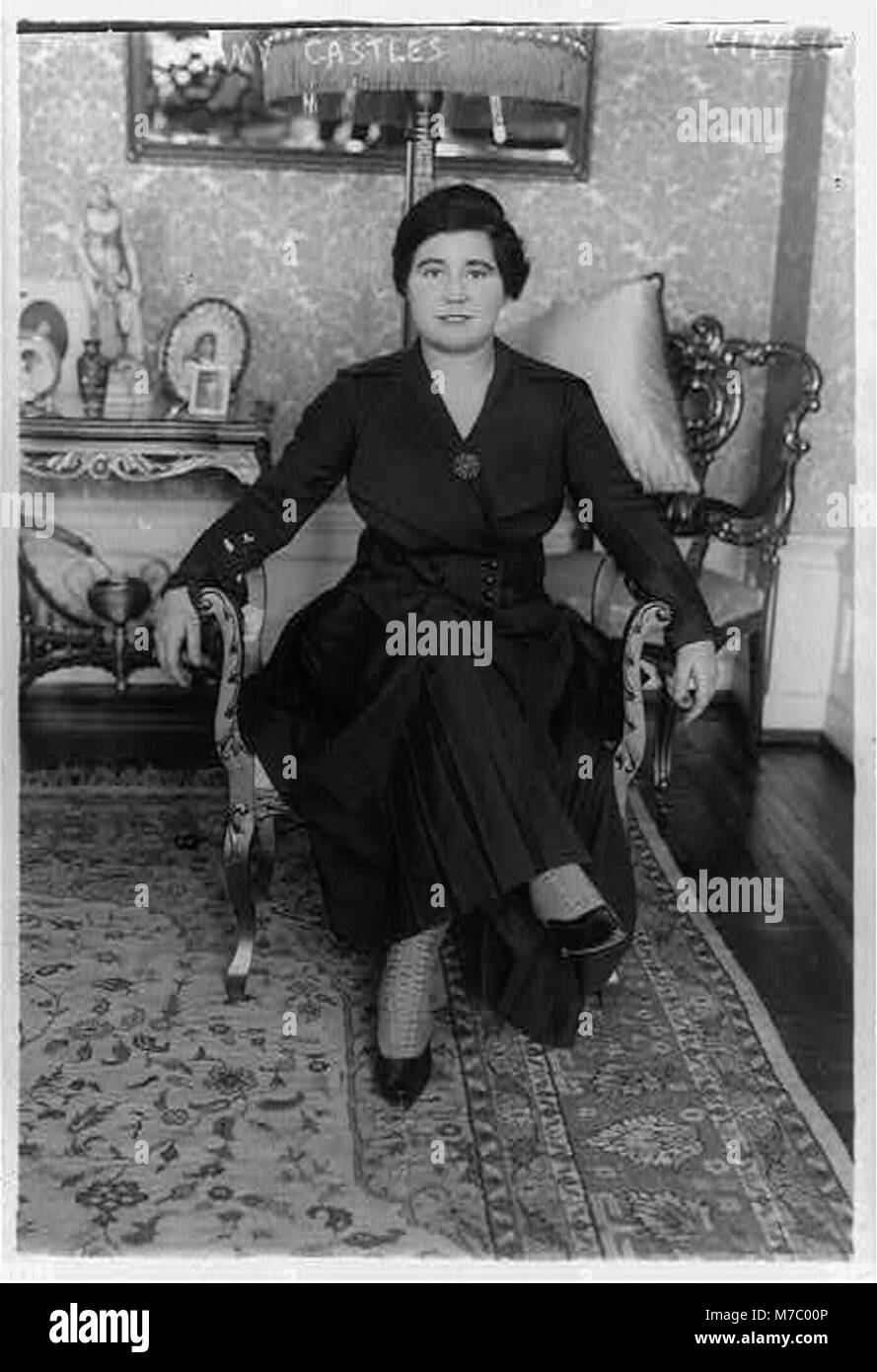 A full-length portrait of Australian singer Amy Castles, depicted ...