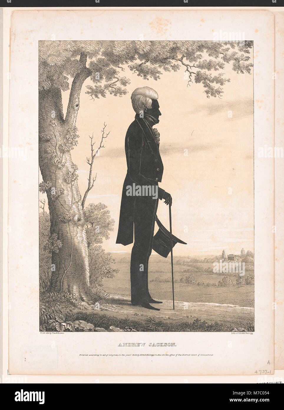 A lithograph of Andrew Jackson, created from life by Wm. H. Brown and ...
