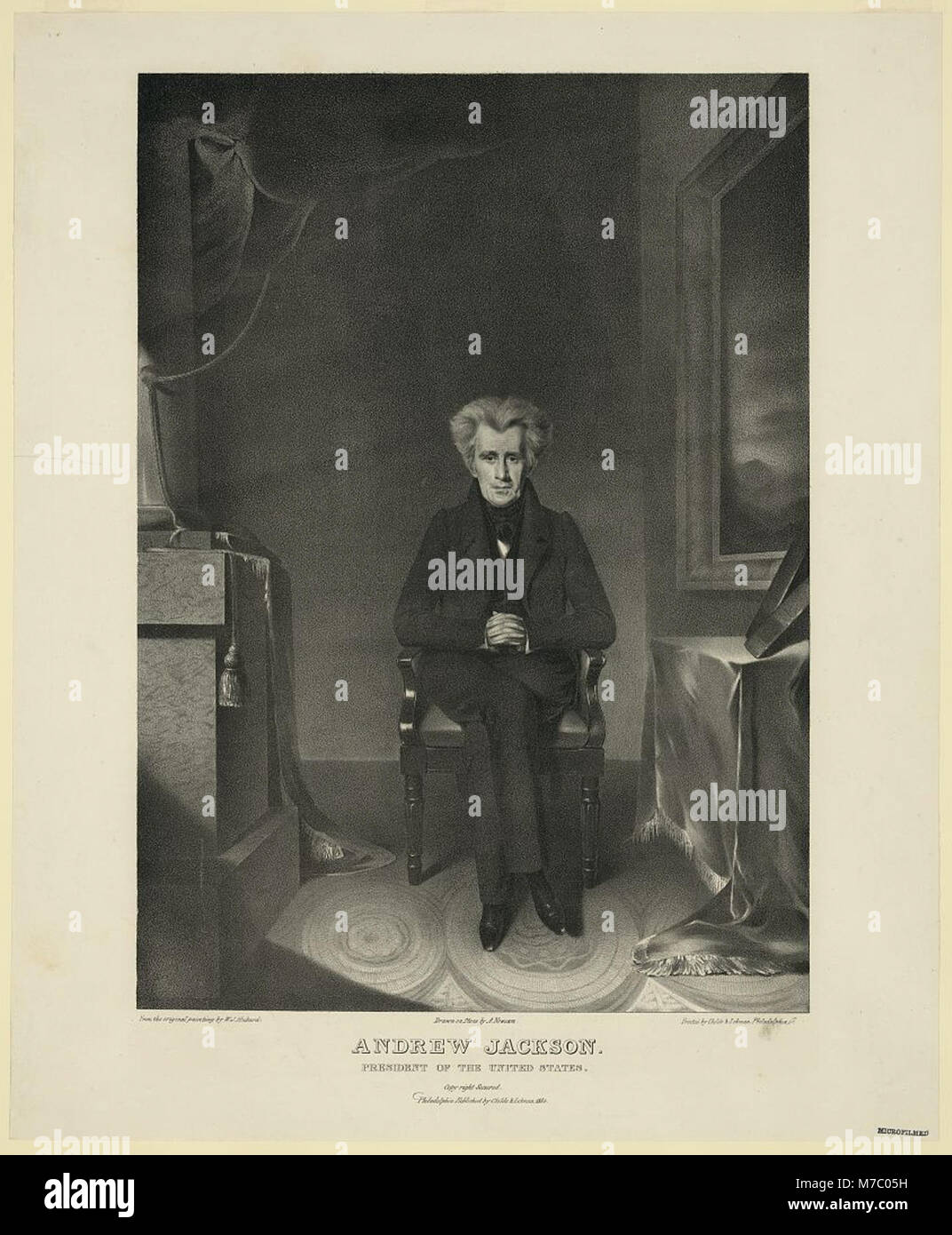 Andrew Jackson. President of the United States - from the original ...