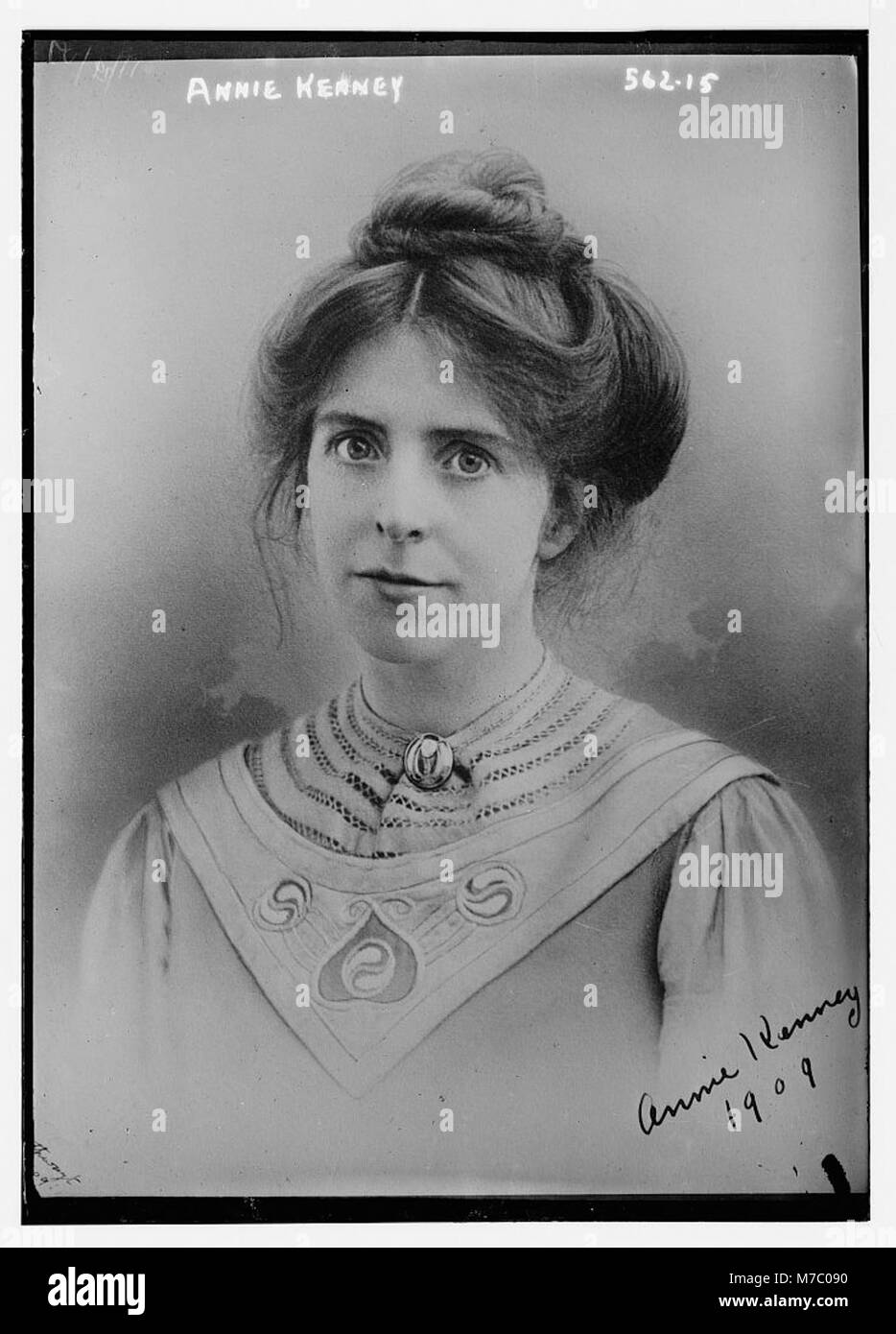 A portrait of Annie Kenney, a prominent suffragist and activist. The ...