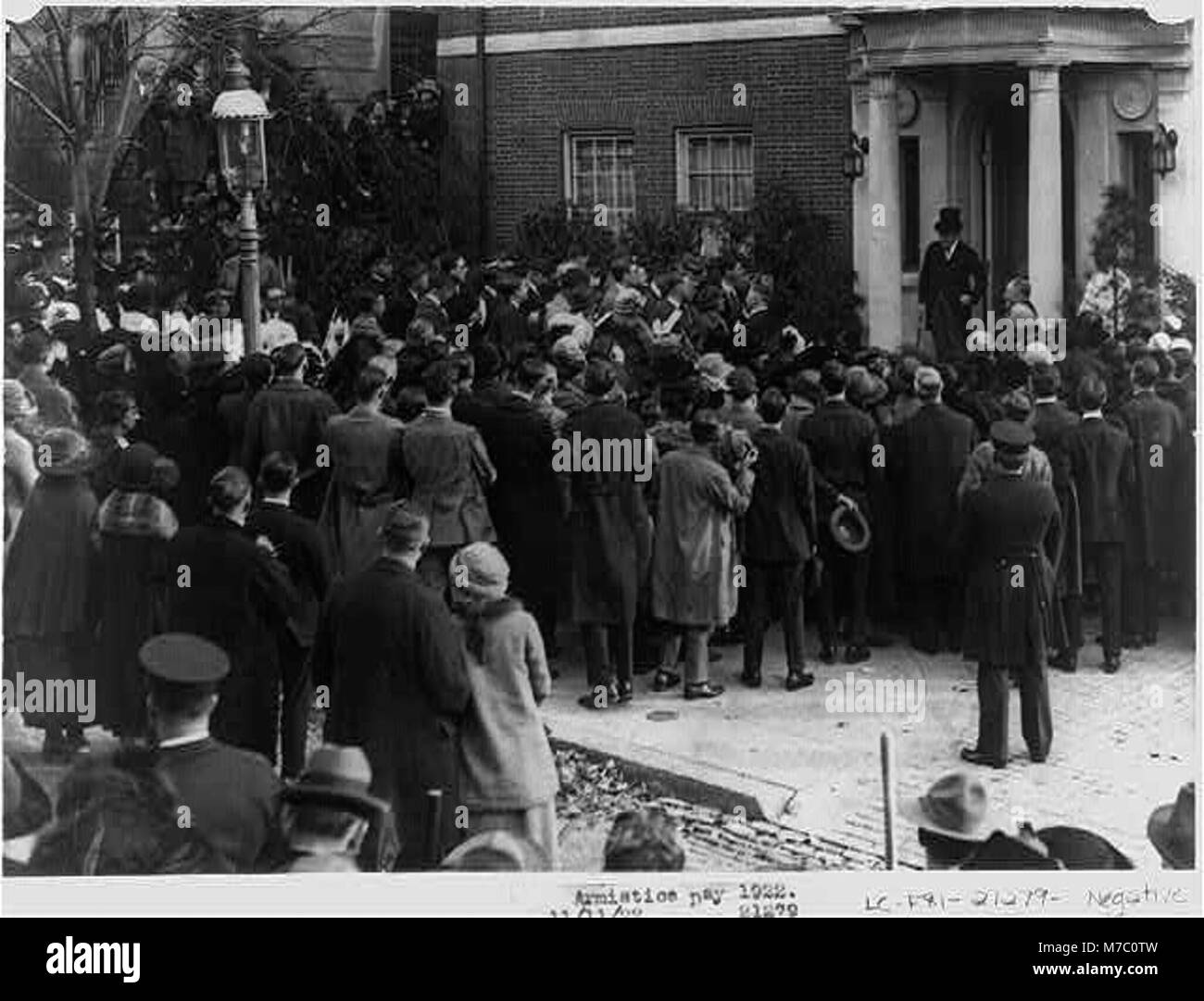 A photograph commemorating Armistice Day, marking the end of World War ...