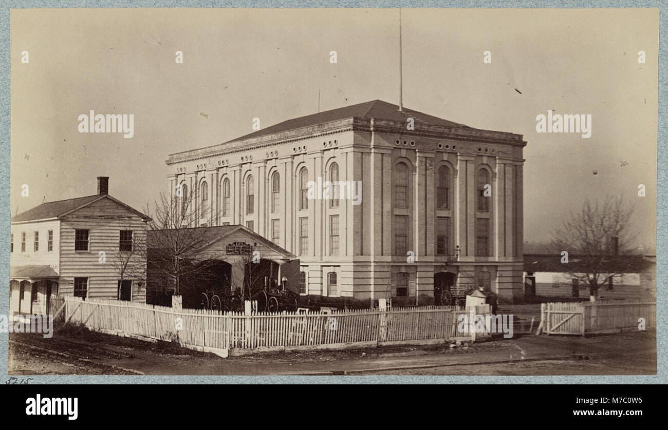 This photograph features Armory Square Hospital in Washington, D.C., a ...