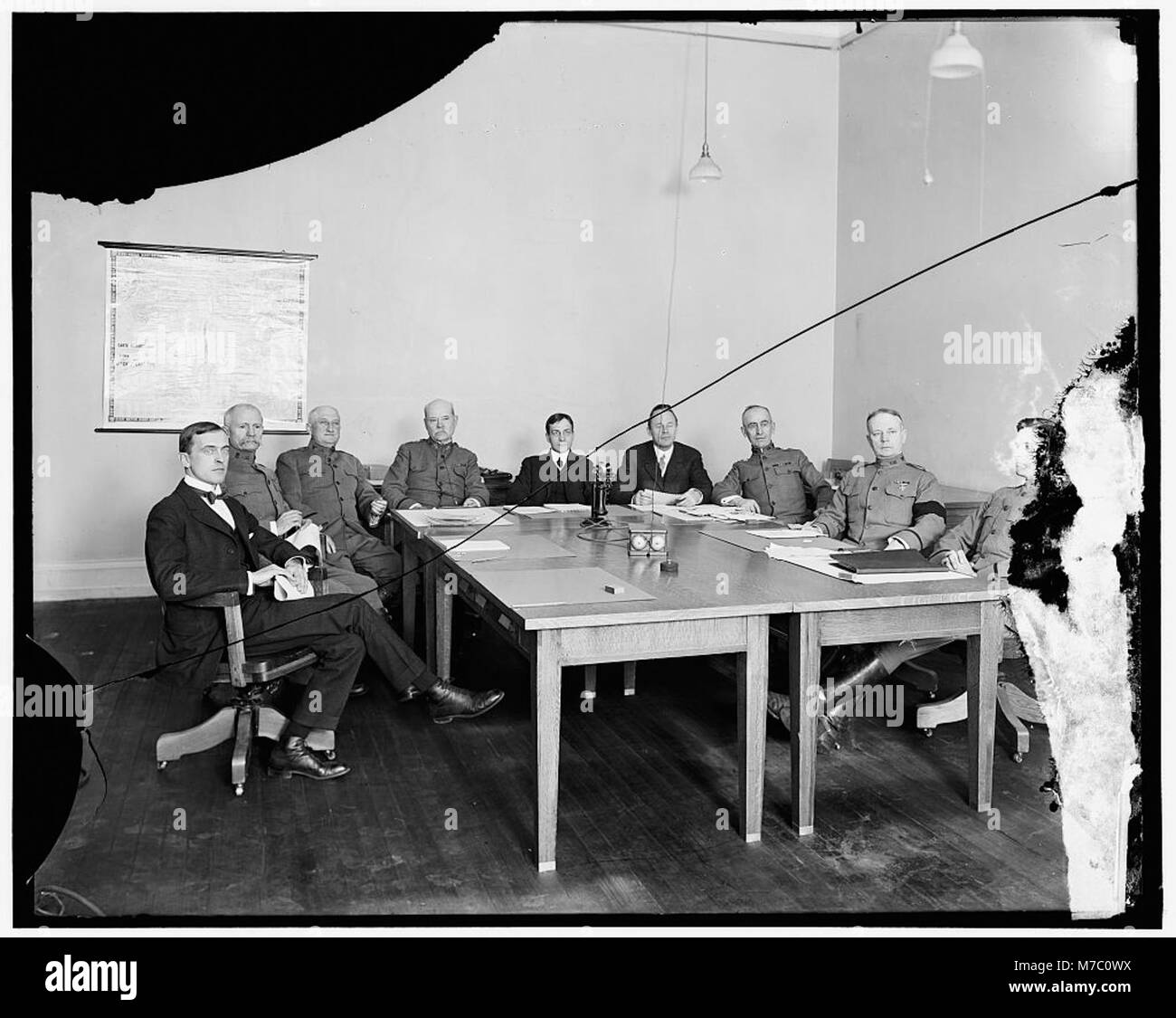 A photograph of the U.S. Army Advisory Board, a key military committee ...