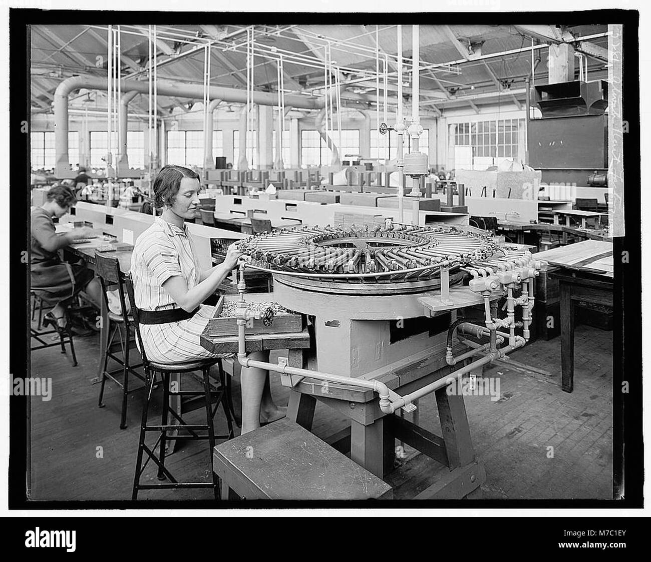 A historic photograph of the Atwater Kent factory in Philadelphia ...