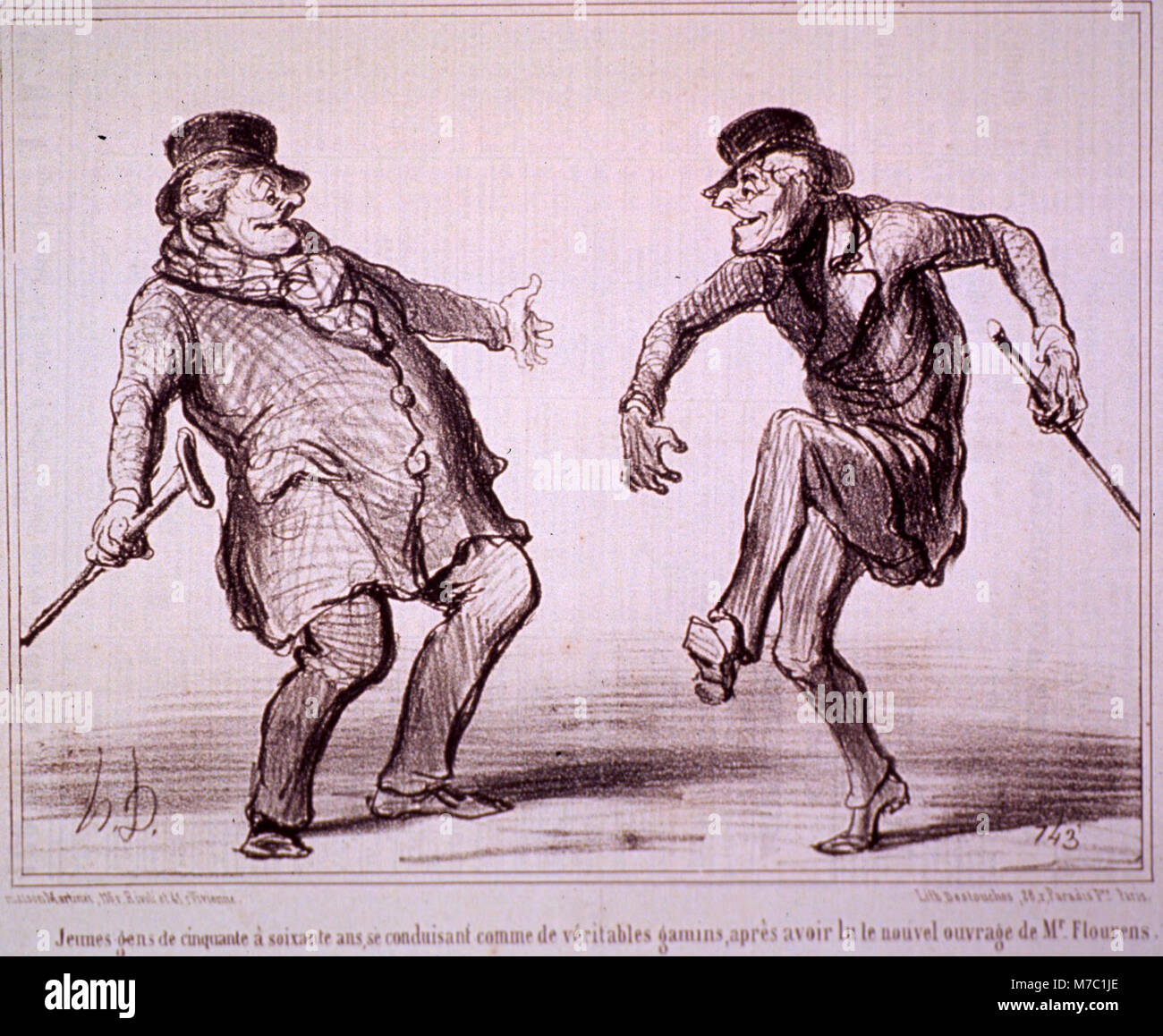 Daumier caricatures hi-res stock photography and images - Alamy