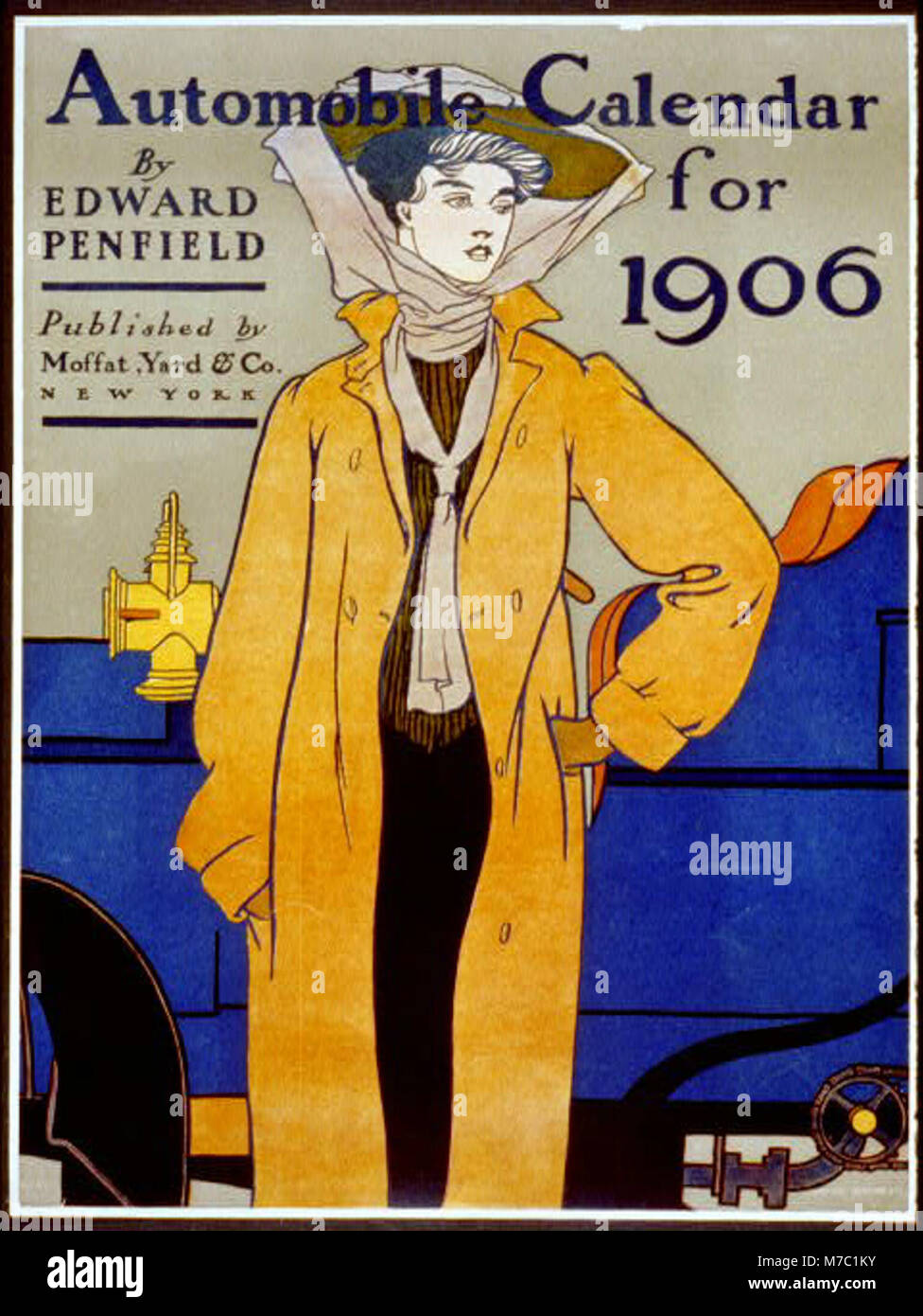 Automobile calendar for 1906 LCCN99472280 Stock Photo - Alamy