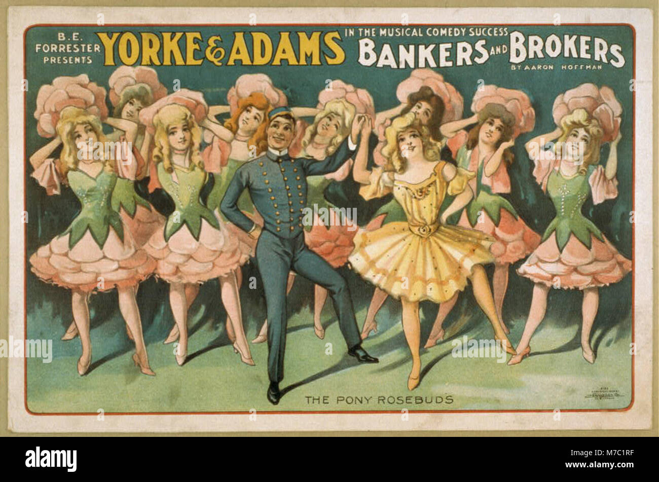 A promotional image for the musical comedy *Bankers and Brokers ...