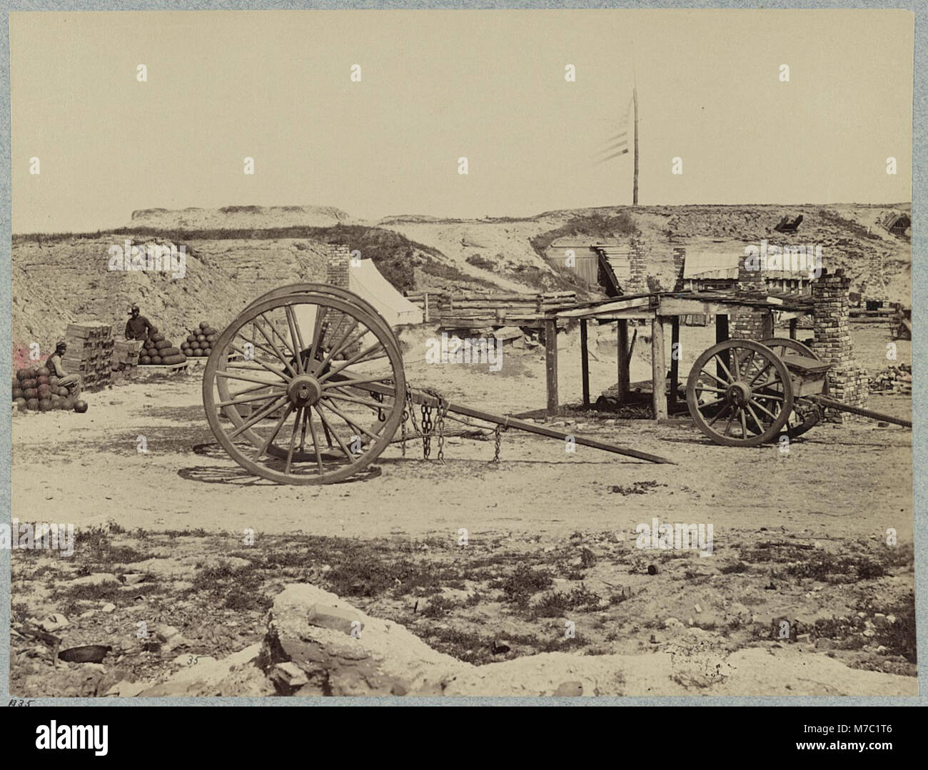 Fort Johnson, located at Charleston Harbor, South Carolina, was a key ...