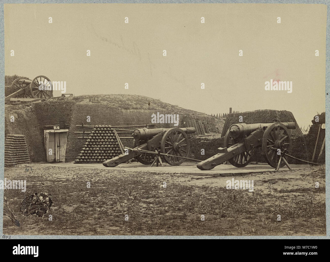 Fort Putnam, previously Confederate Battery Gregg, Morris Island, S.C ...