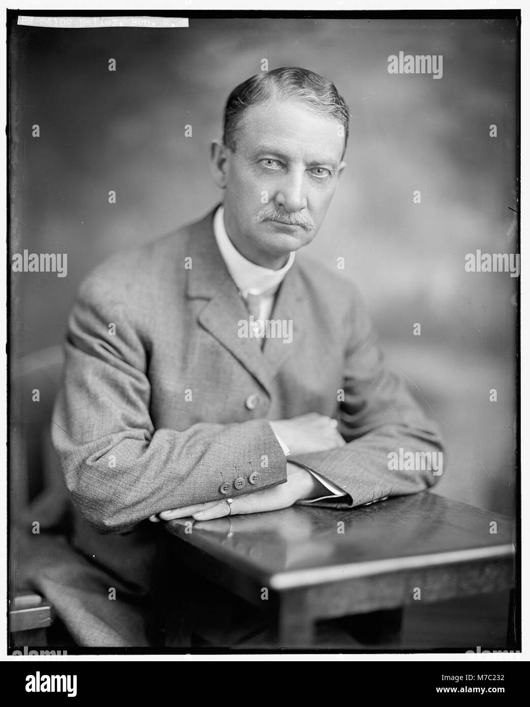 A formal portrait of W.W. Bailey, a figure of historical importance ...