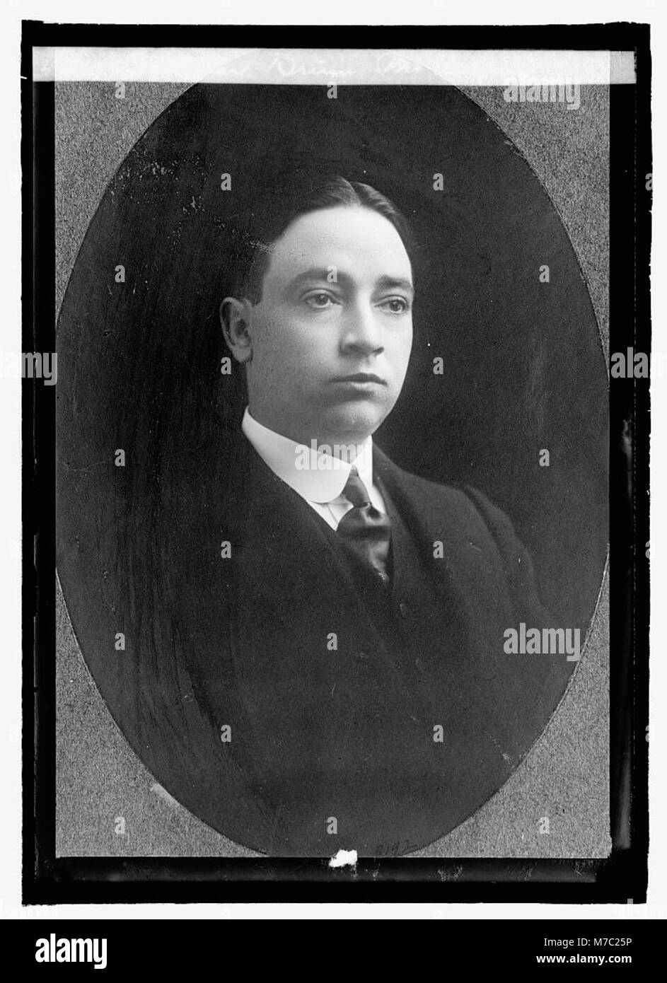 A portrait of Baltasar Brum, the President of Uruguay. The image ...