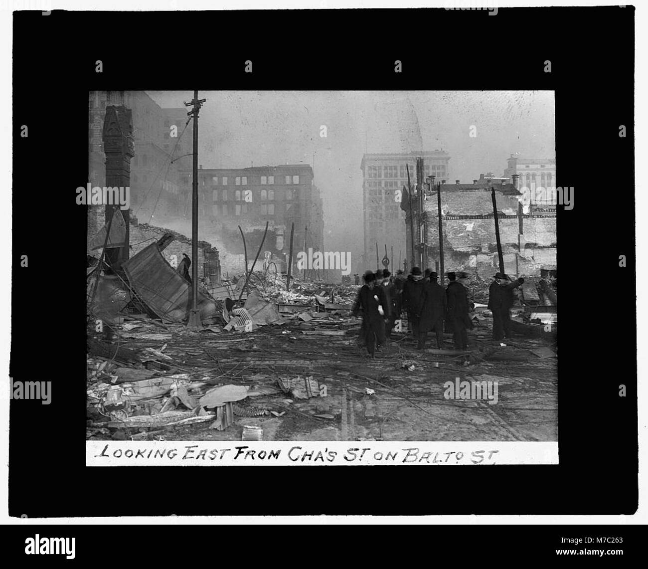 The Great Baltimore Fire of 1904, one of the largest urban fires in U.S ...