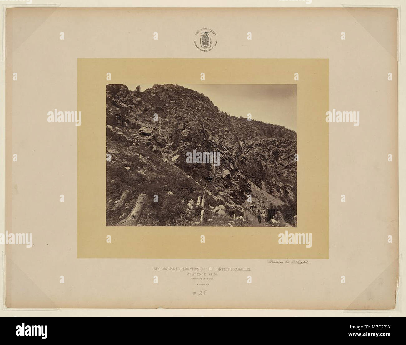 A photograph by T.H. O'Sullivan, depicting the American C (possibly ...